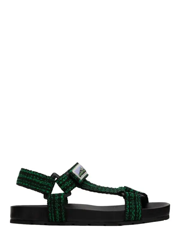 Bottega Veneta Trip Flat Sandals - Black