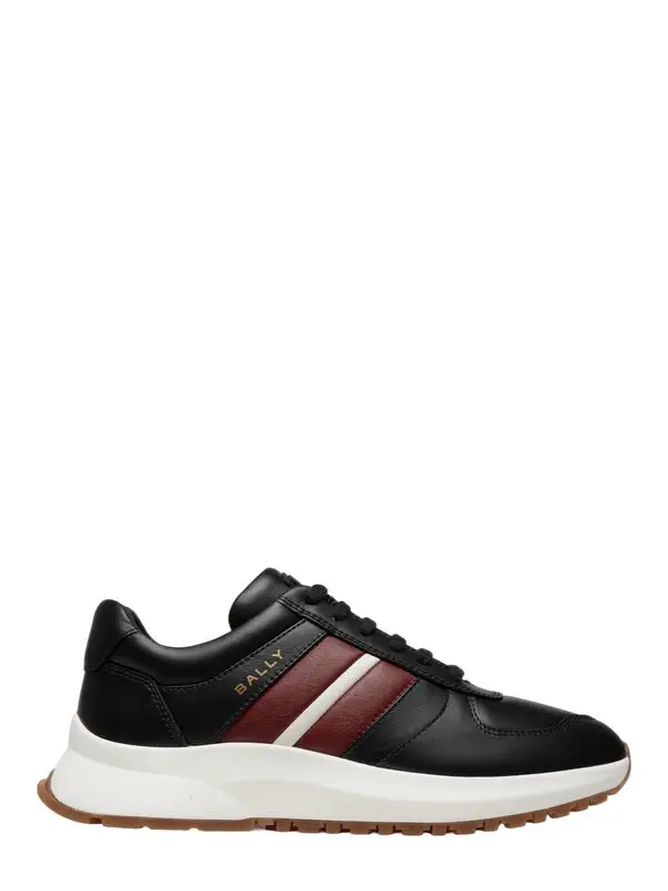 Bally Striped Lace-up Sneakers - Black