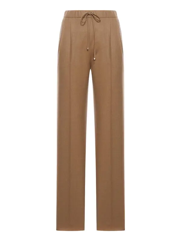 Max Mara Gitti Drawstring Trousers - Brown