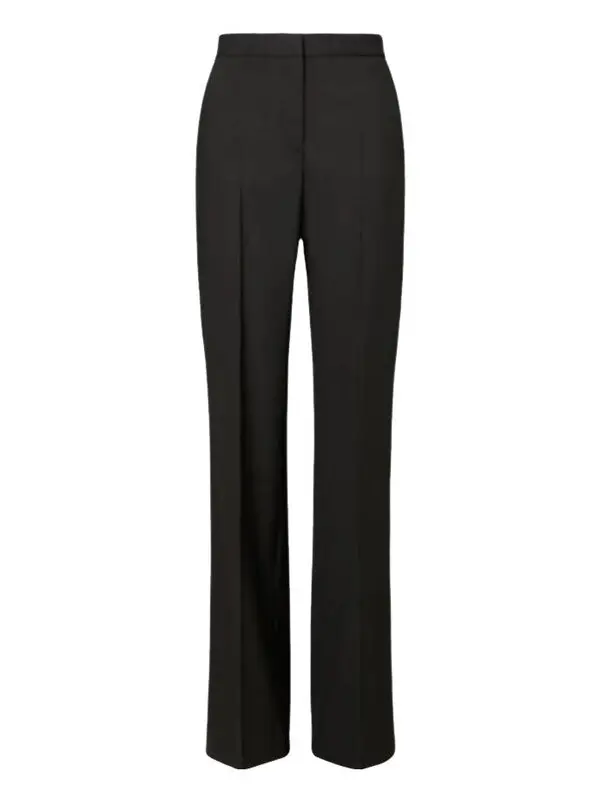 Tory Burch Mid-rise Tailored Straight-leg Pants - Black