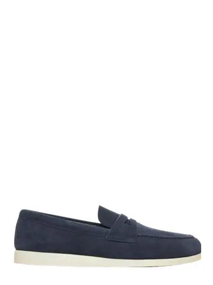 Church's Logo Embossed Slip-on Loafers - Blue