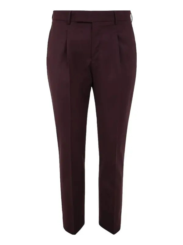PT TORINO Straight Leg Casual Pants - Black