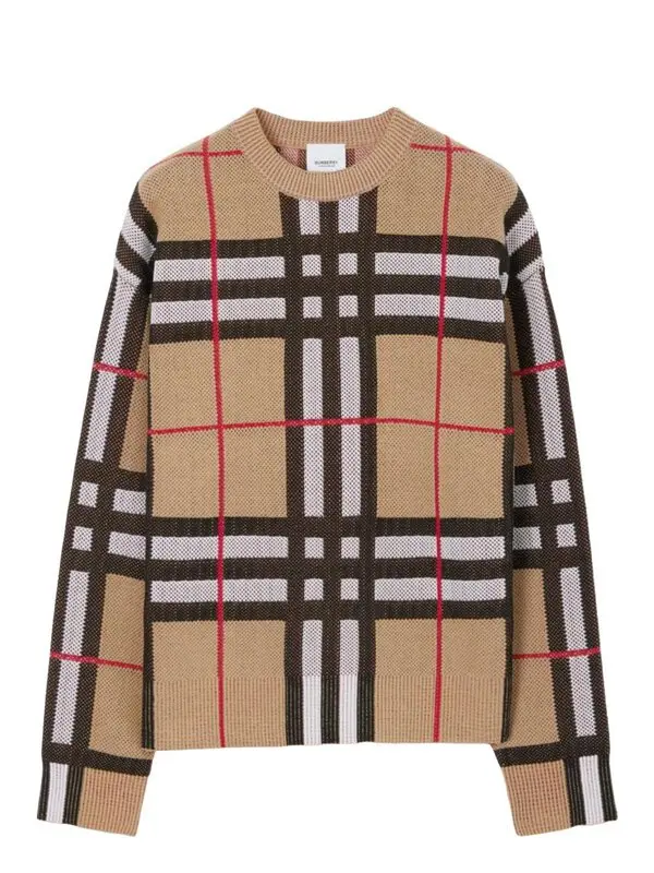 Burberry Vintage Check Knitted Jumper - Multicolor