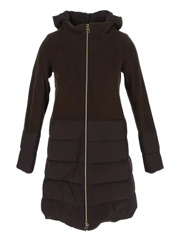 Herno Hooded Long Sleeve Zip-up Suit - Black