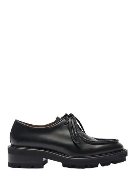SCAROSSO Carolina Lace-up Shoes - Black