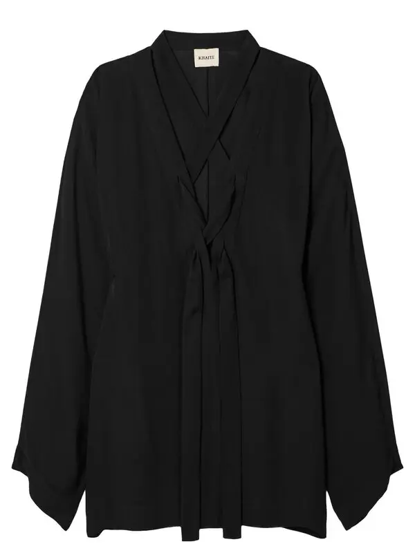 Khaite The Mehna Mini Dress - Black