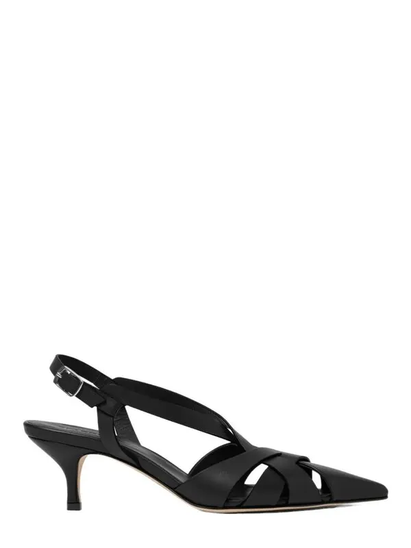 SCAROSSO Clio Slingback Pumps - Black