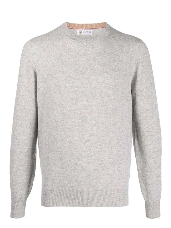 Brunello Cucinelli Crewneck Sweater - White