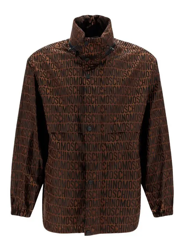 Moschino Long-sleeve Printed Jacket - Black