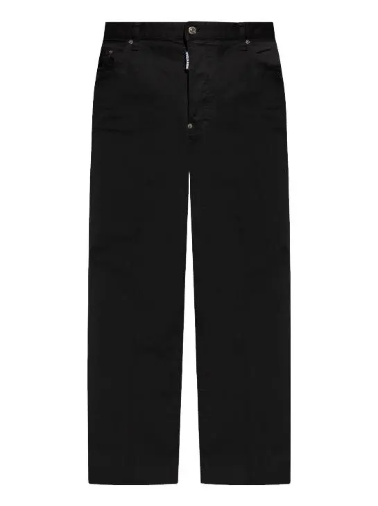 Dsquared2 Straight Leg Loose Jeans - Black