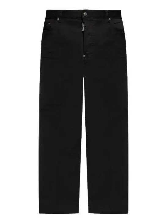 Dsquared2 Straight Leg Loose Jeans - Black