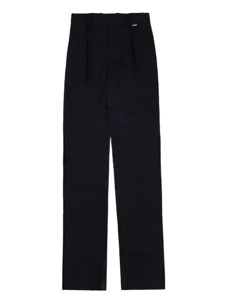 SOLID HOMME Tailored Casual Pants - Black