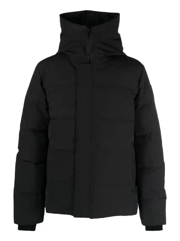 Canada Goose Macmillan Hooded Parka With Logo Detail - Black