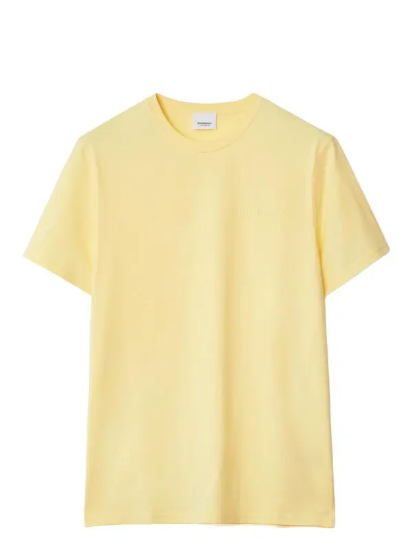 Burberry Short Sleeve T-shirt - Yellow