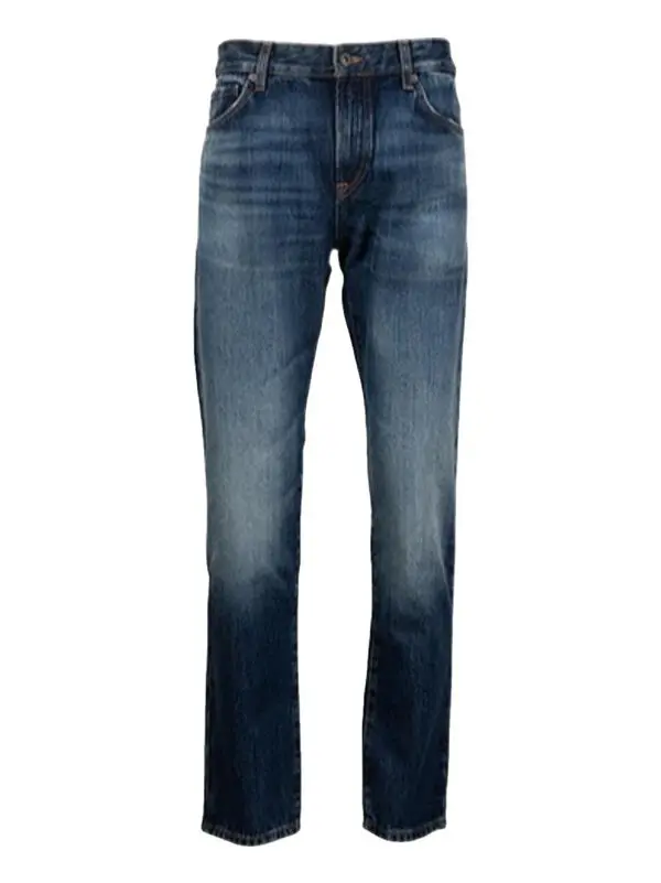 Hugo Boss Logo Denim Pants - Blue