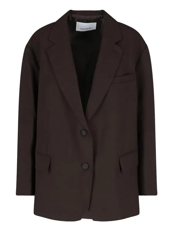 THE FRANKIE SHOP Bea Oversized Blazer - Black