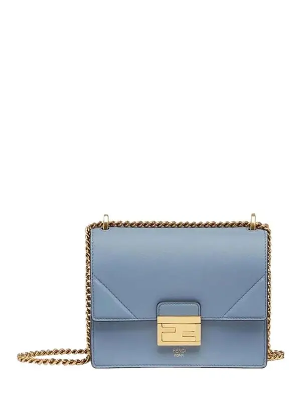 Fendi Kan U Small Crossbody Bag - Blue