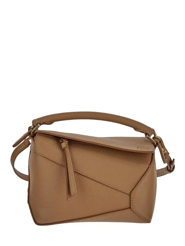 Loewe Puzzle Mini Shoulder Bag - Nude
