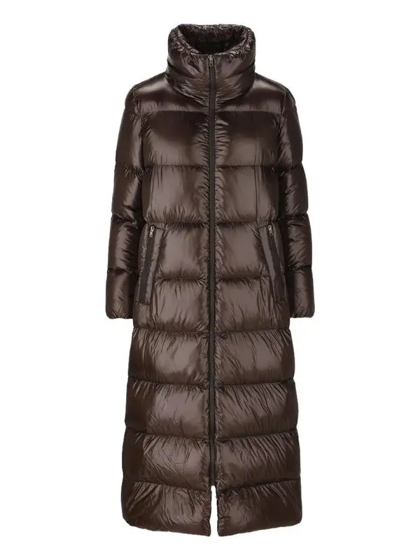 Herno Ultralight Down Long Coat - Black