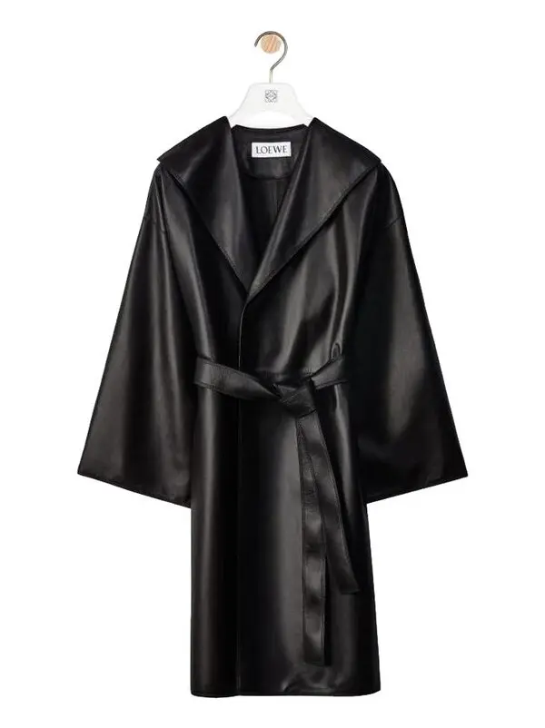 Loewe Girdle Coat - Black