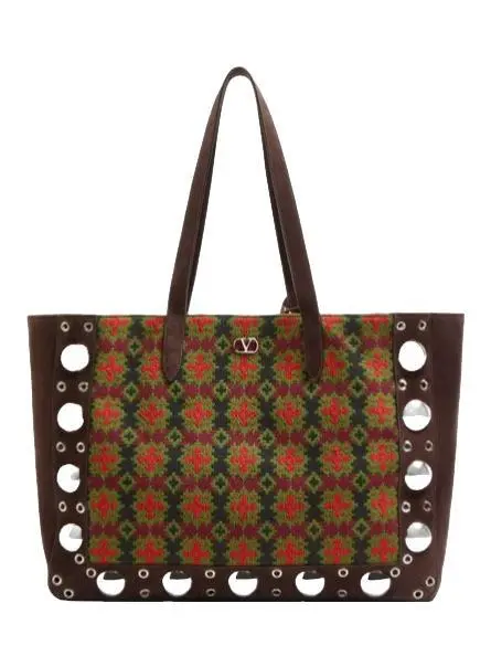 Valentino Garavani Nellcôte Large Jacquard Tote Bag - Multicolor