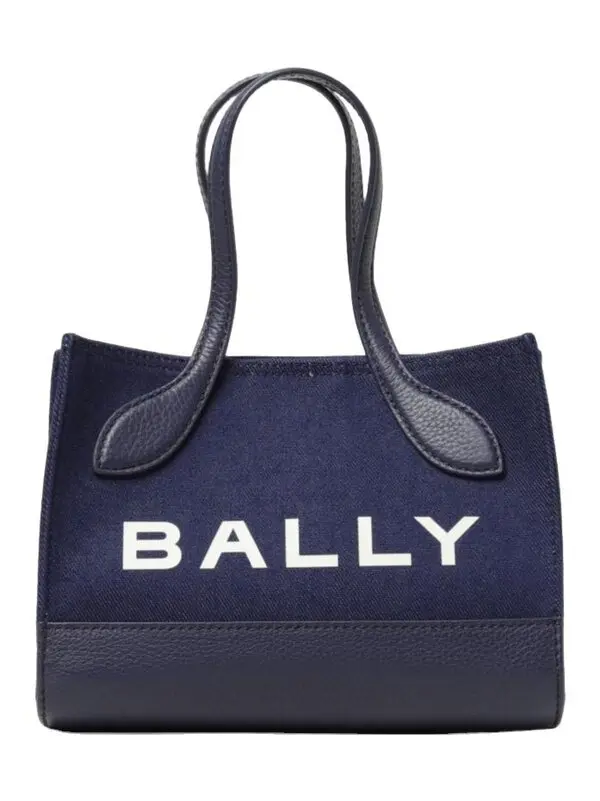 Bally Logo Printed Tote Bag - Black