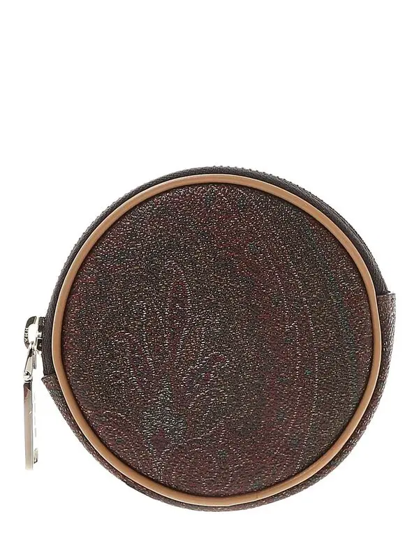 Etro Zippered Clutch - Brown