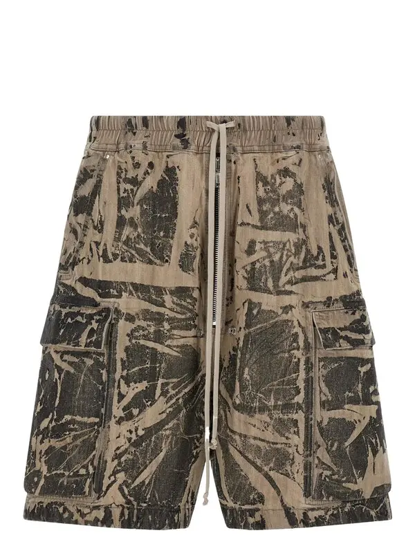 Rick Owens Cargo Shorts - Brown