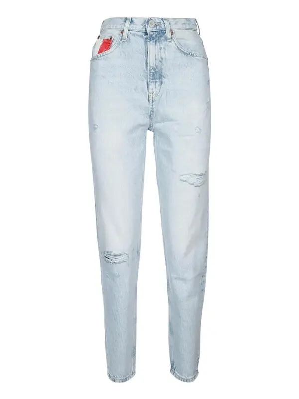 Tommy Hilfiger Archive Ultra High-rise Tapered Mom Jeans - White