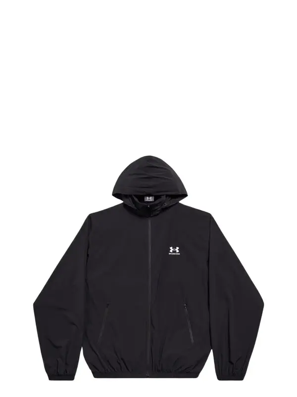 Balenciaga Hooded Casual Jacket - Black