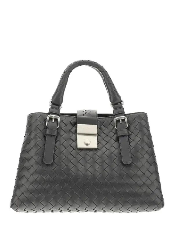 Bottega Veneta Mini Roma Tote Bag - Black