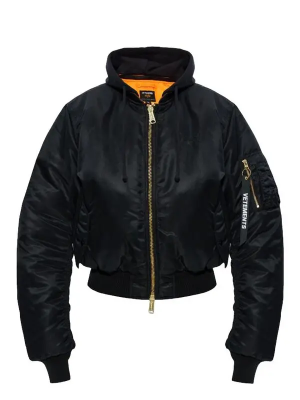 Vetements Reversible Bomber Jacket - Black