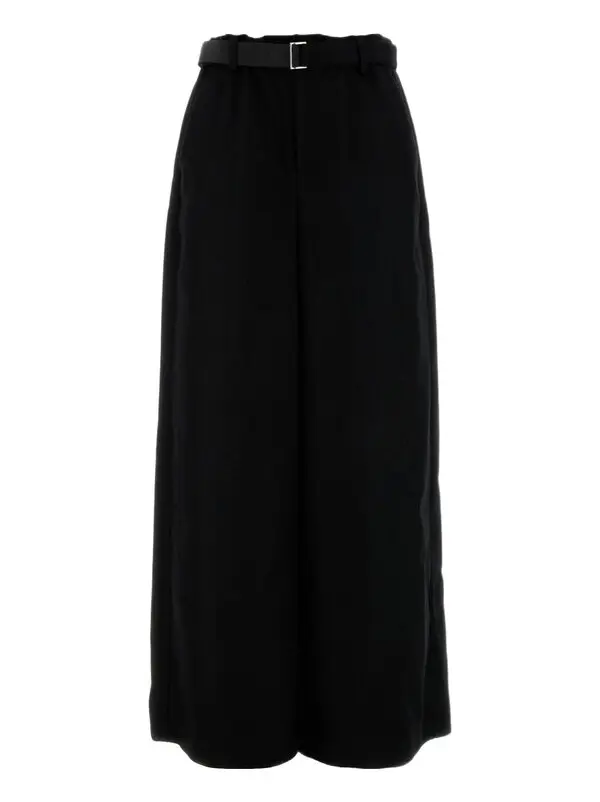 Sacai Wool Palazzo Pants - Black