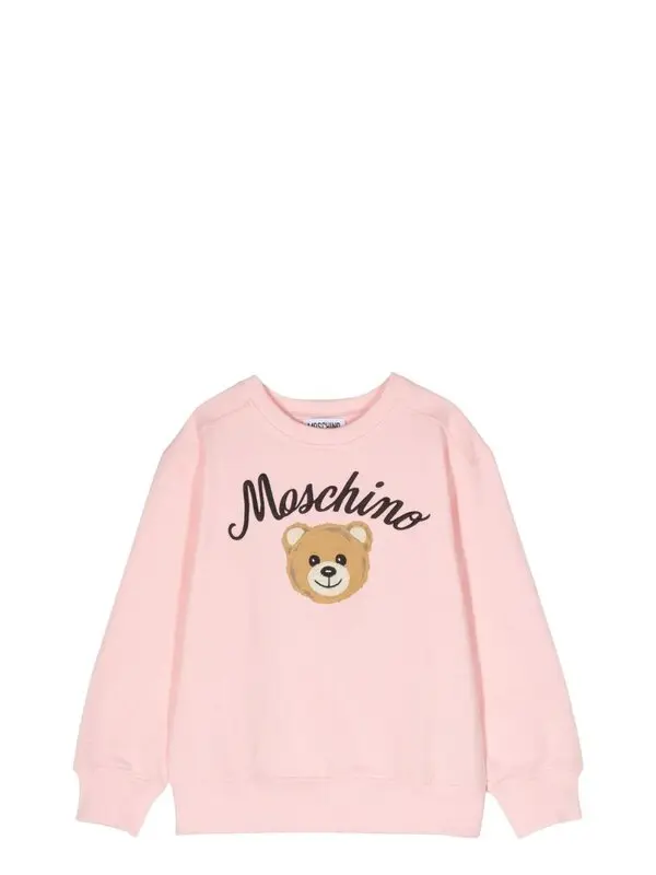 Moschino Teddy Bear Logo Sweatshirt - Pink