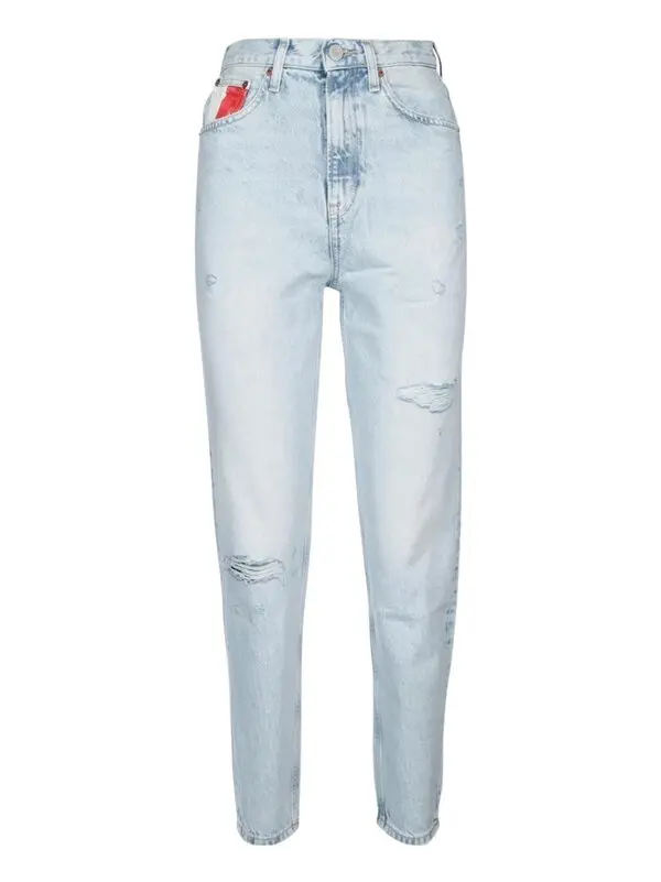 Tommy Hilfiger Archive Ultra High-rise Tapered Mom Jeans - White
