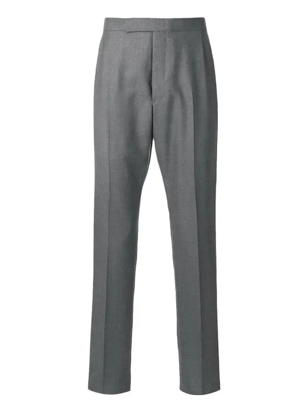 Thom Browne Super 120 Twill Trousers - Medium Gray