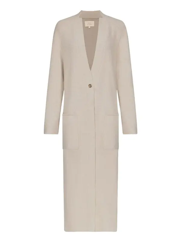 Loulou De Saison Maxi Knit Cardigan - Nude