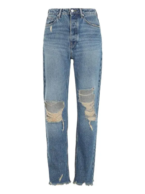 Tommy Hilfiger Ripped Detailing Jeans - Blue