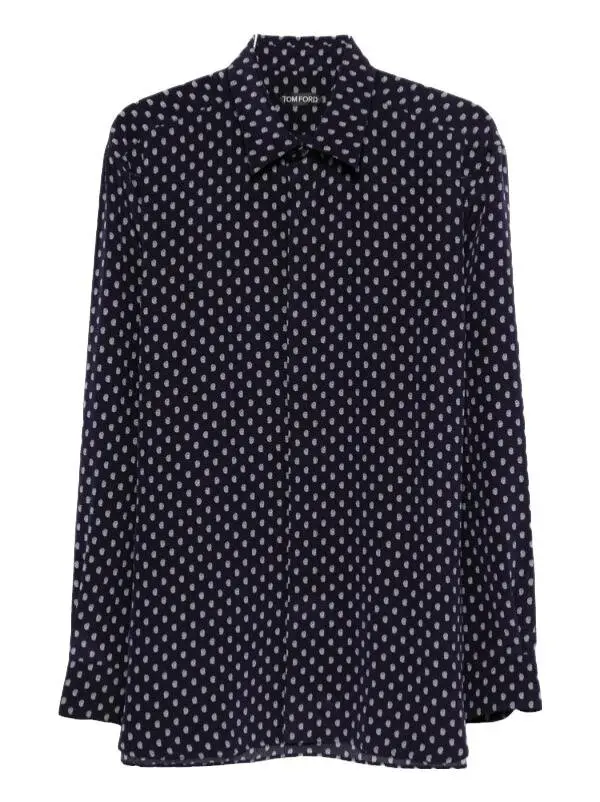 TOM FORD Long Sleeve Shirt - Black