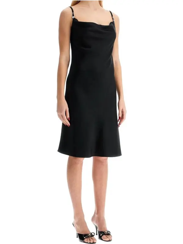 Versace Safety Pin Mini Dress - Black