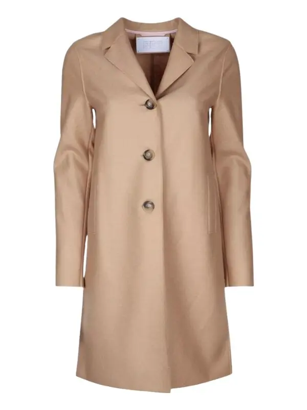Harris Wharf London Single-breasted Coat - Nude
