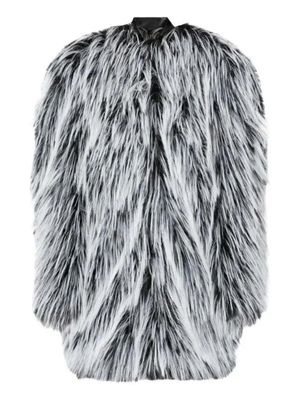 Sportmax Adesso Faux Fur Coat - Black