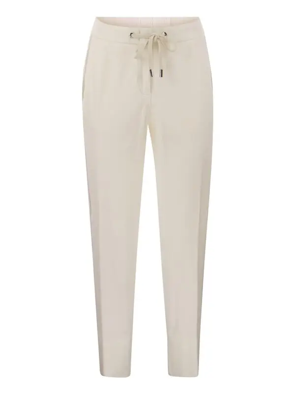 Peserico Drawstring Waist Track Trousers - Nude