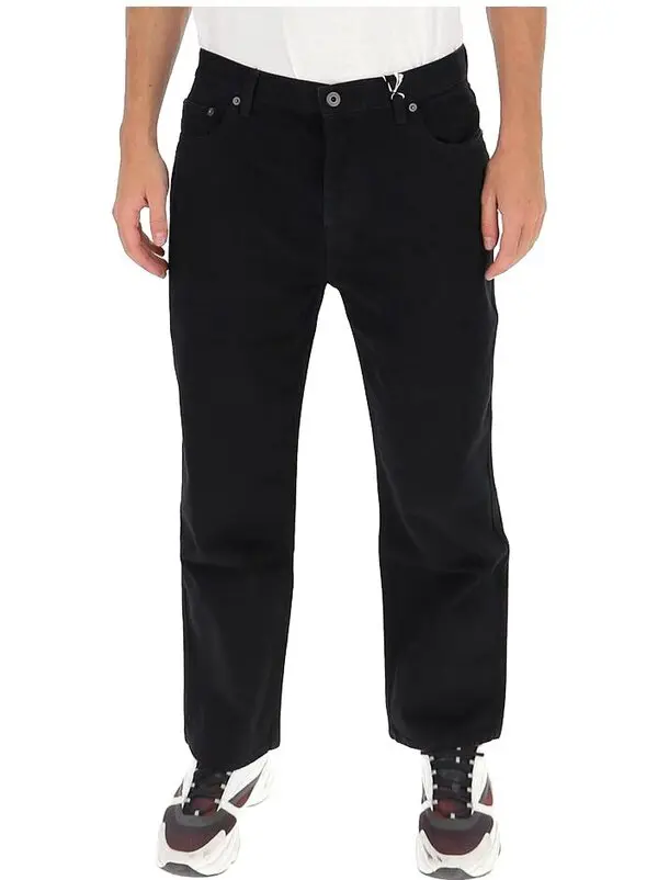 Valentino Garavani Wide-leg Rockstud Jeans - Black