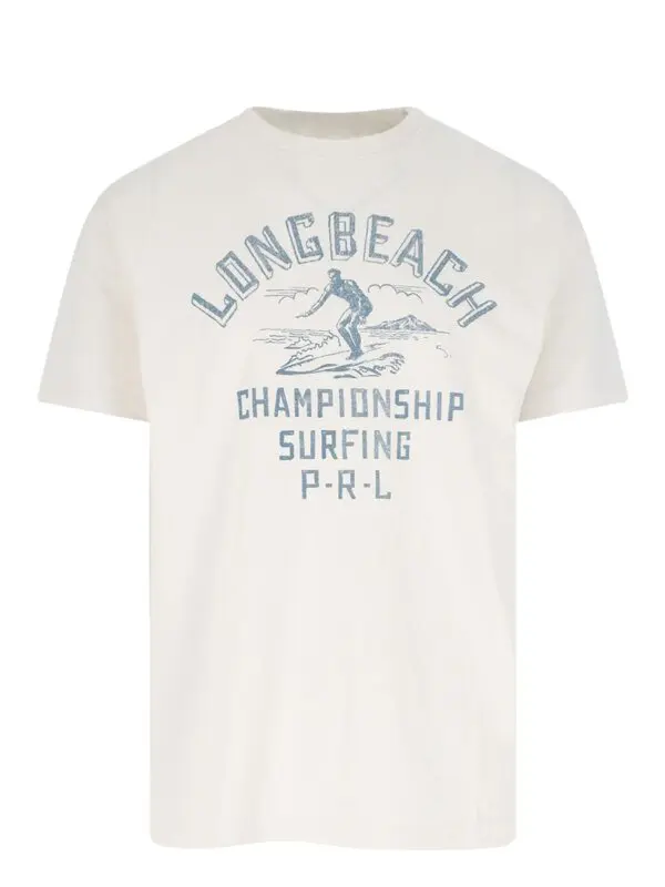 Polo Ralph Lauren Graphic Printed Crewneck T-shirt - White