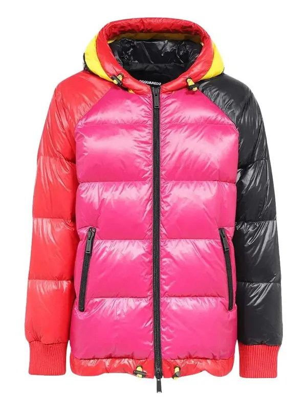 Dsquared2 Crest Puffer Jacket - Pink