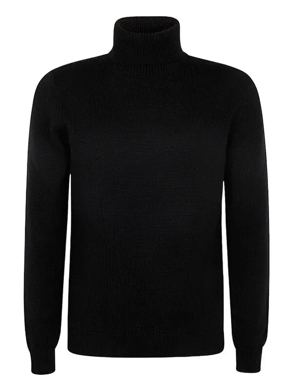 NUUR Long-sleeved Sweater - Black