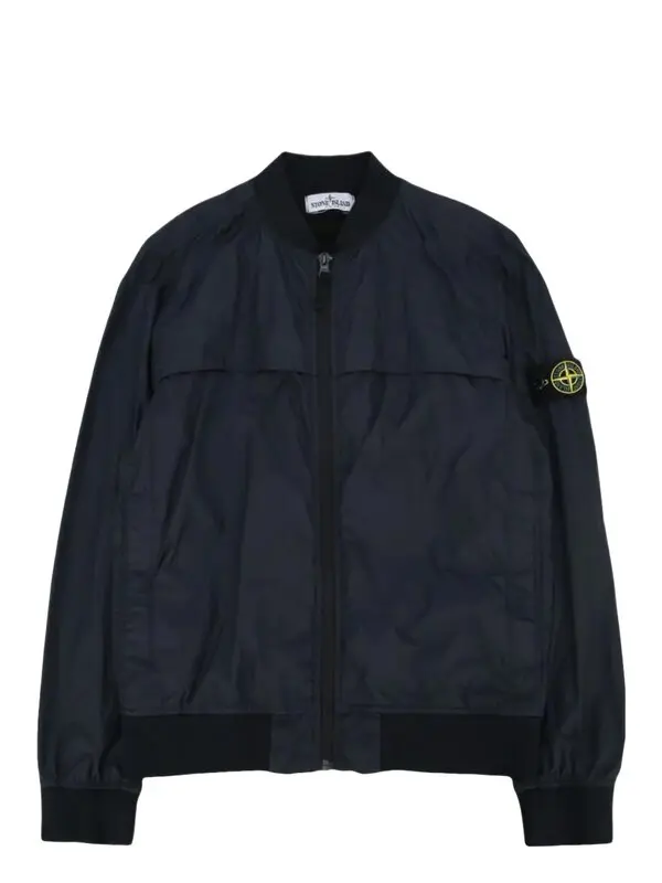 Stone Island Compass-badge Bomber Jacket - Blue