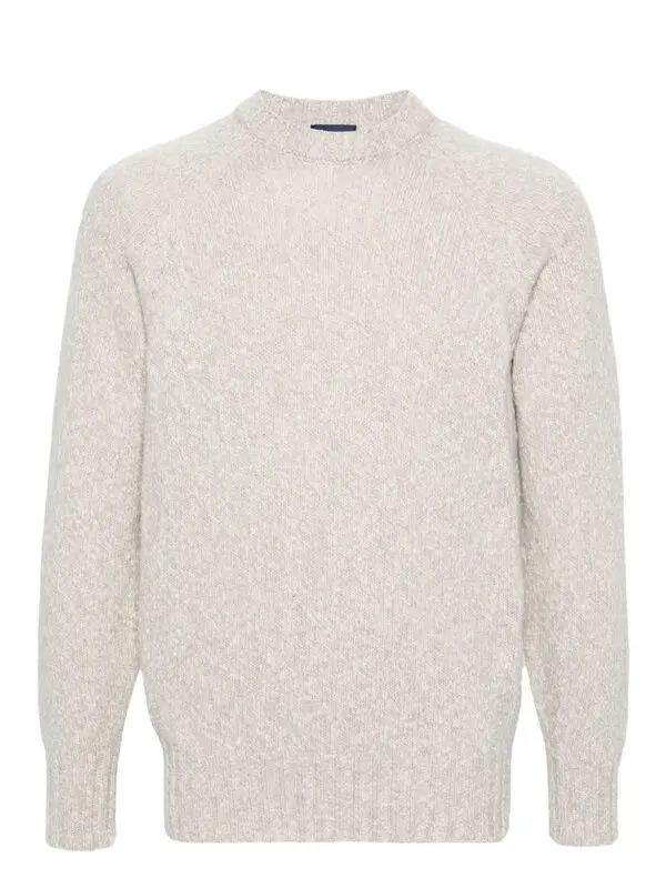 DRUMOHR Crew Neck Knit Sweater With Ribbed Cuffs And Hem - Multi