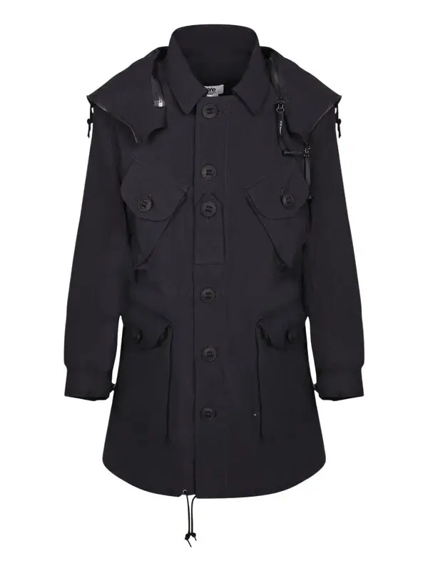 Junya Watanabe Military Coat With Detachable Hood - Black